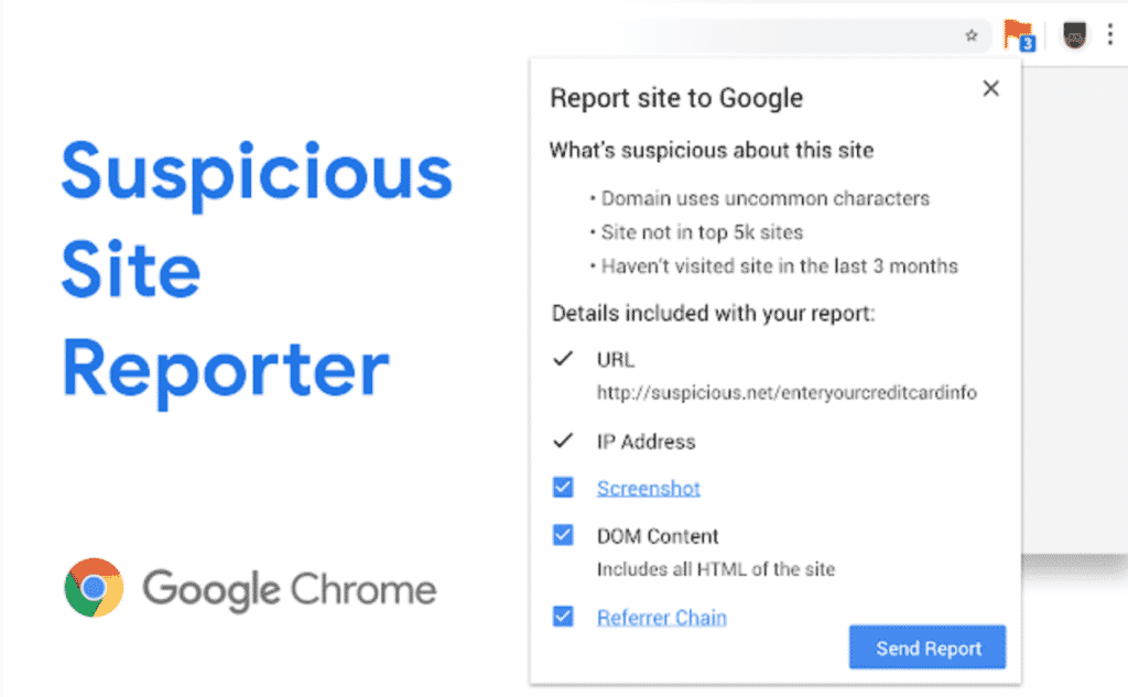 Report Suspicious Websites to Google with this Chrome Extension ...