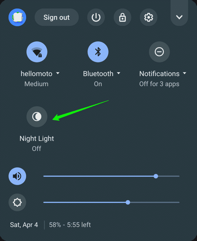 How to Enable Night Light on a Chromebook - Chrome Story