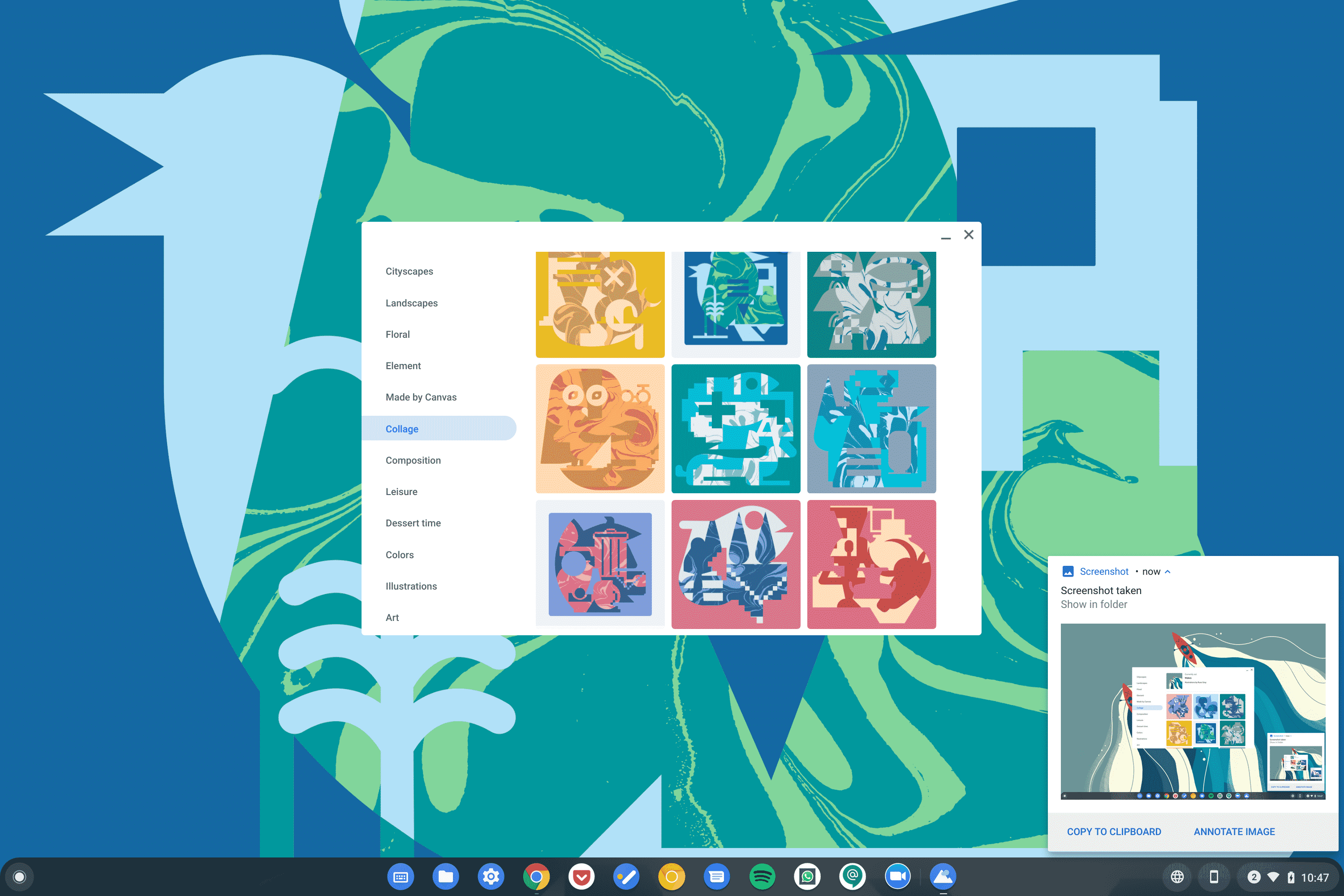 Chrome OS Wallpaper App Gets Three New Categories - Chrome Story