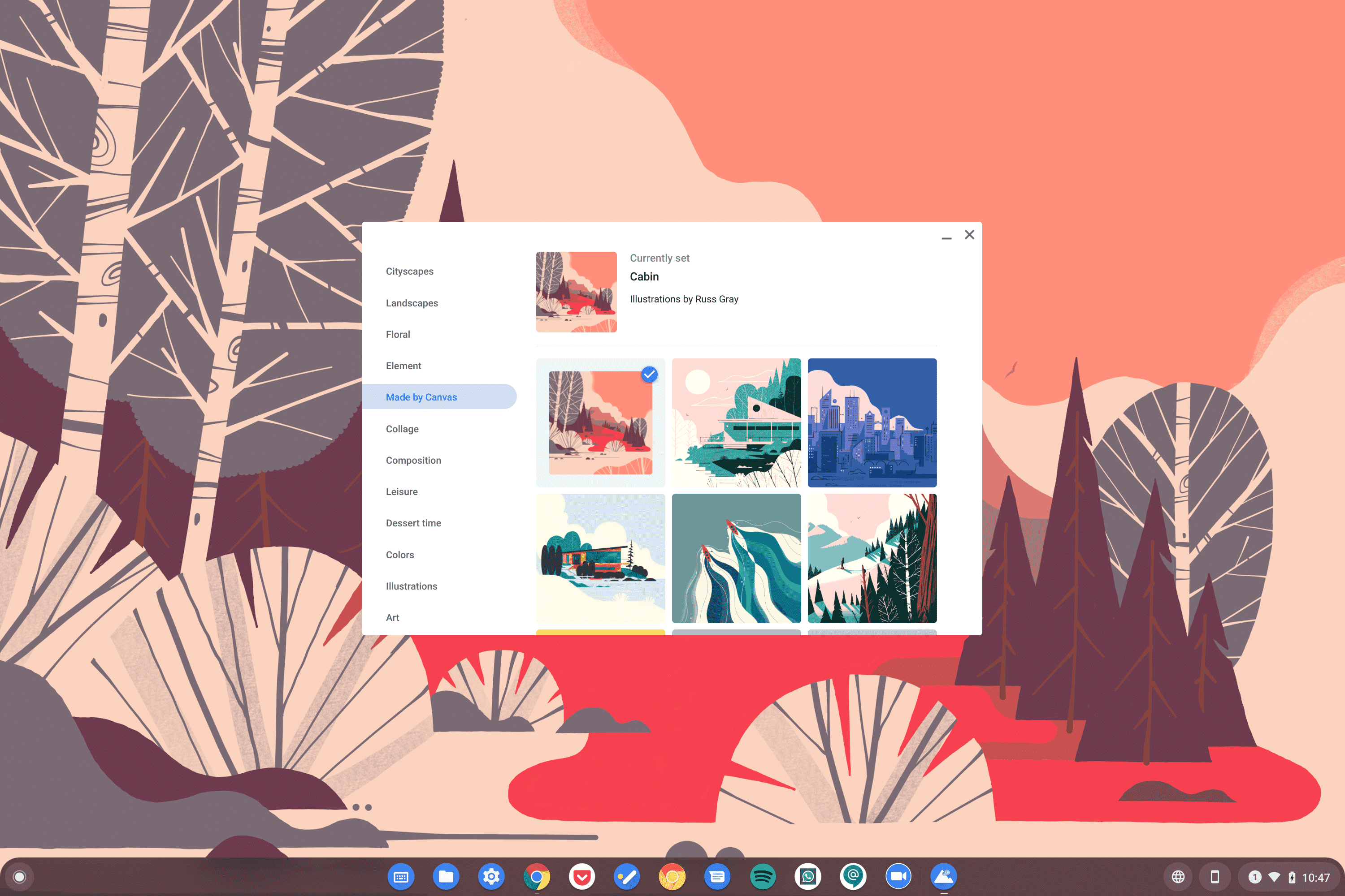 Chrome OS Wallpaper App Gets Three New Categories - Chrome Story