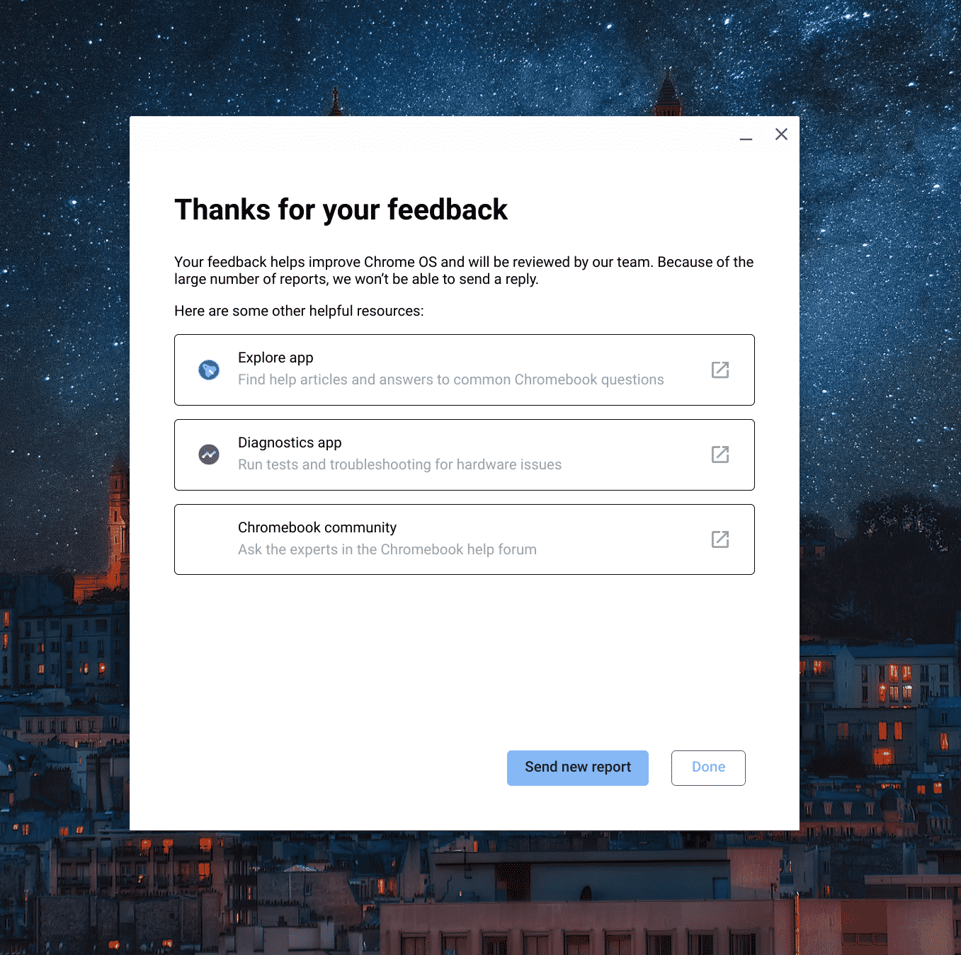 Chrome OS Gets a New Feedback App - Chrome Story