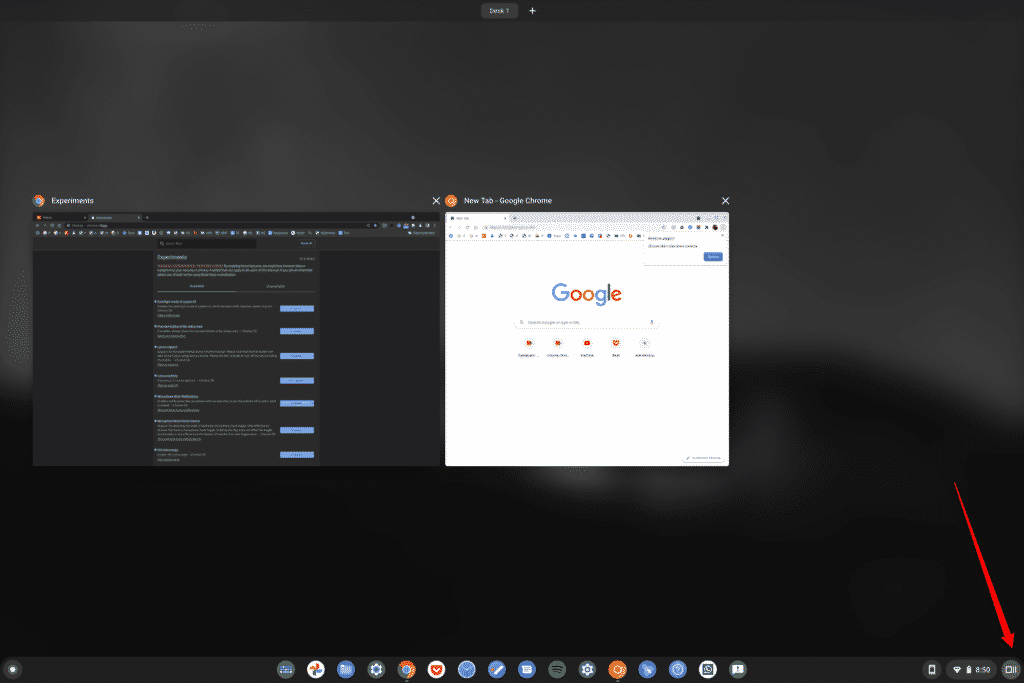 Chrome OS to Add an 'Overview' Button to the Status Area - Chrome Story